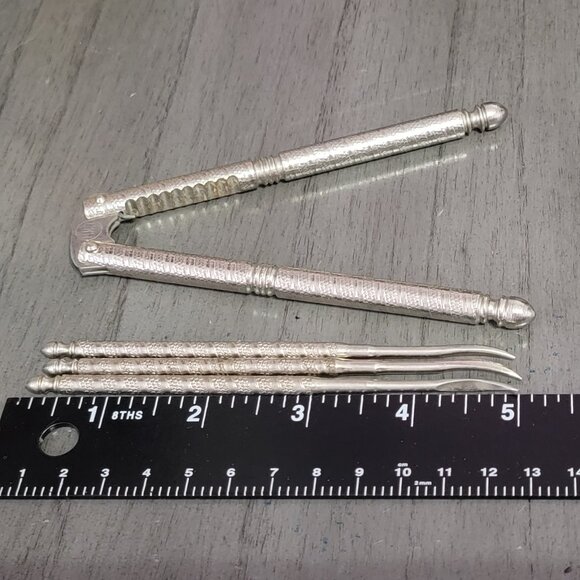 HMQ | Kitchen | Vintage Hmq Metal Nutcracker 3 Nut Picks Springjointed ...